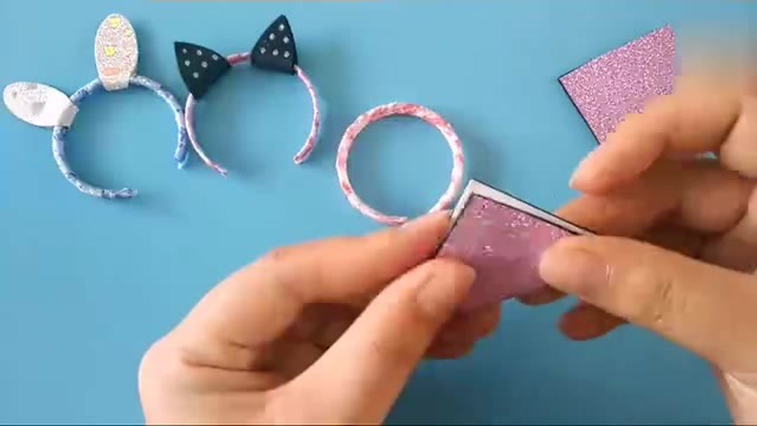 教你手工DIY芭比娃娃迷你发箍,简单又漂亮,女生都喜欢