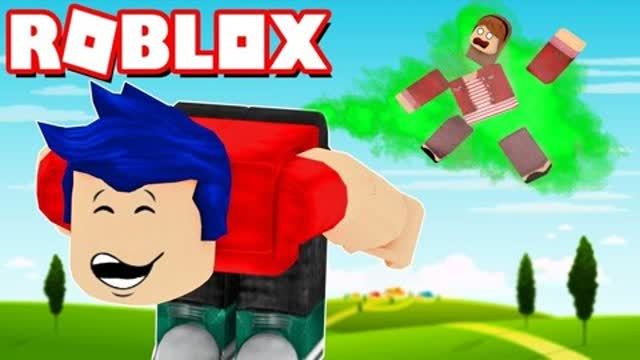 Roblox放屁模拟器 看我一个屁把你们给崩下去!小飞象解说