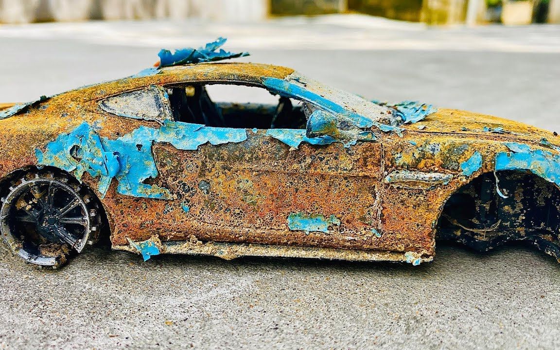 【修复】事先藏好的阿斯顿马丁破旧模型车找出来修复翻新 Mr Rescue ...