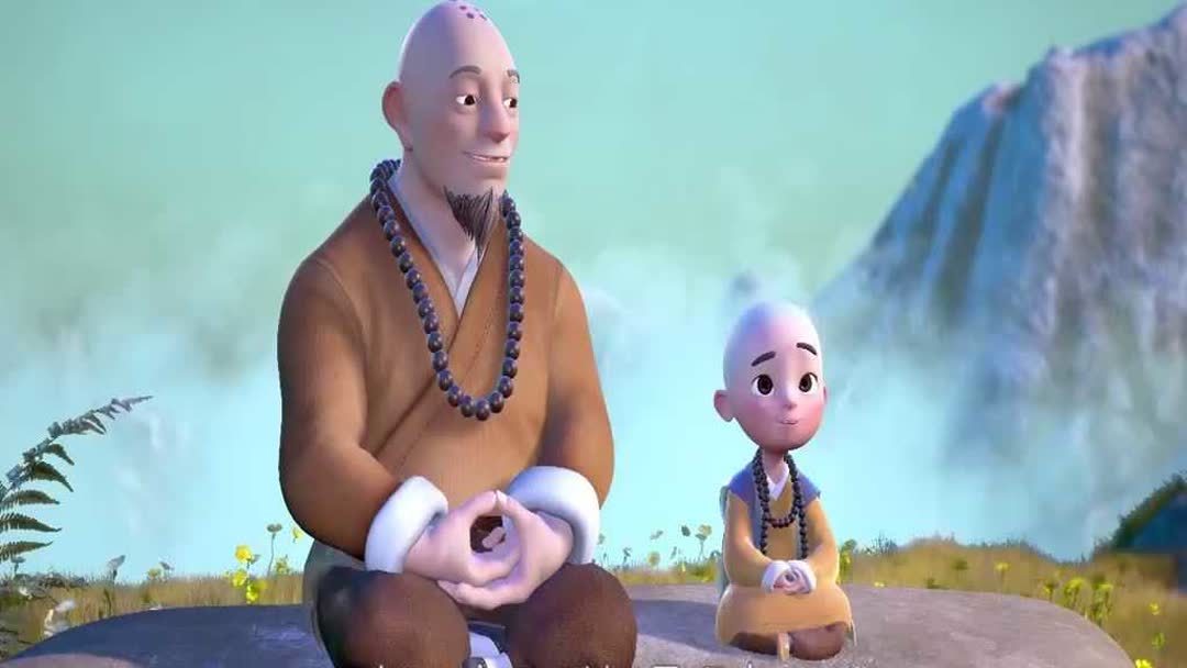 一禅小和尚:一禅想变成云,开心的时候就飘来飘去