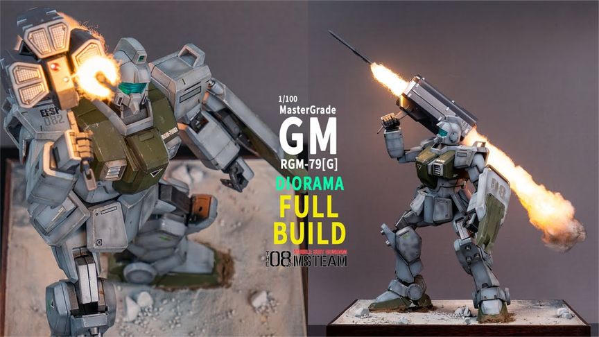 吉姆也有出头日!加灯导弹特效场景模型制作