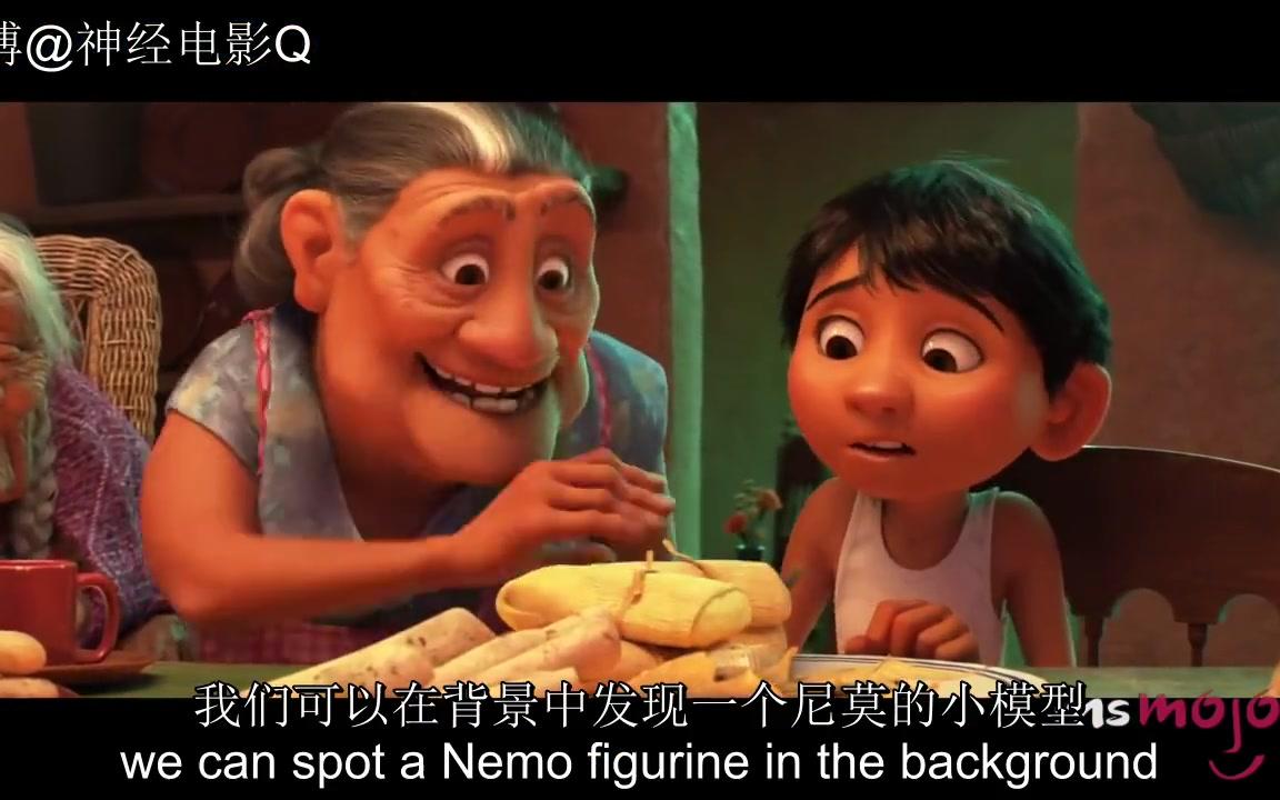 【中英字幕】皮克斯长片动画Coco 寻梦环游记 10大隐藏彩蛋,10个...