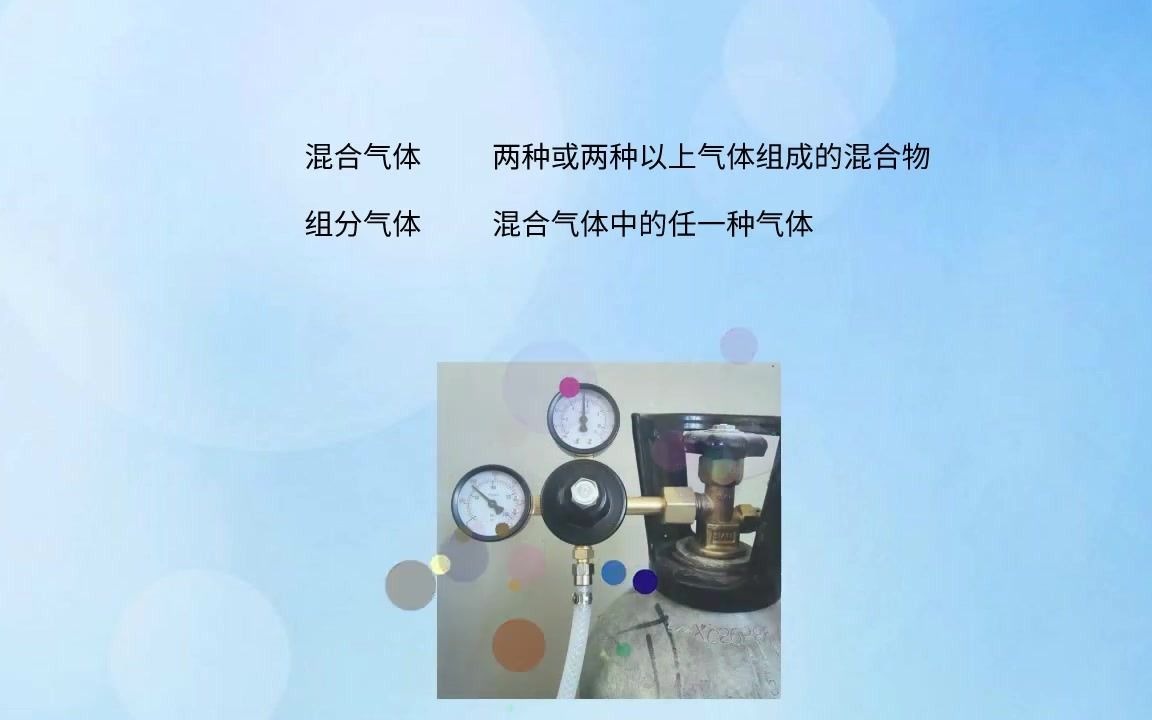 【yf化学微课】气体分压定律