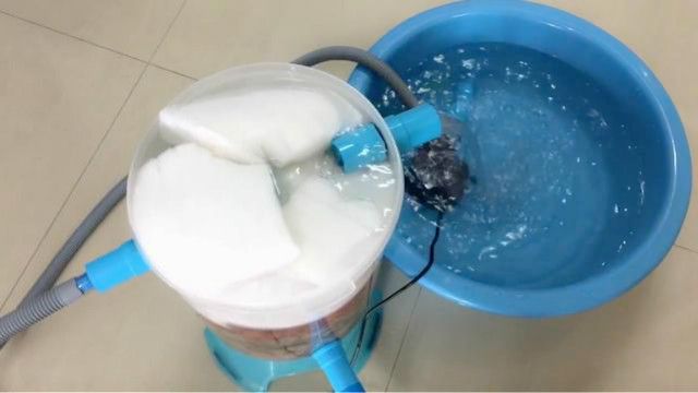 简易的鱼池过滤桶制作教程