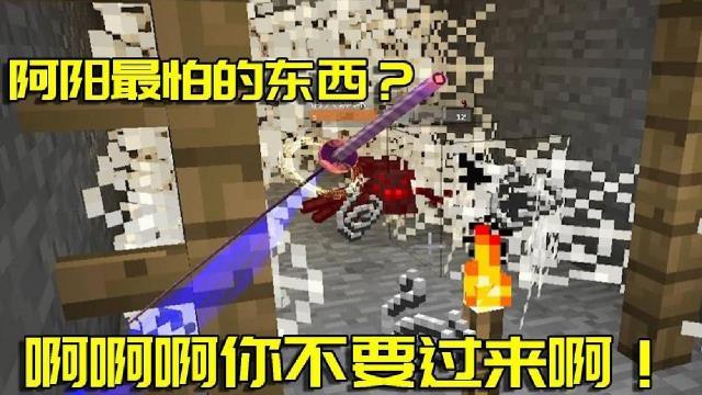 我的世界拔刀剑生存16:矿洞探险意外频发,阿阳为何尖叫连连