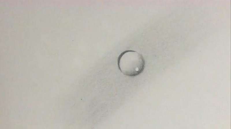 手绘教程 教你画一个立体的水珠,老简单了,不学后悔