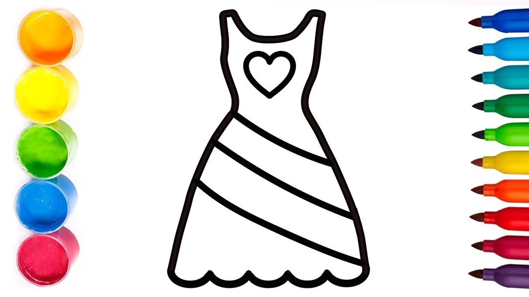 炫彩玩具衣服图像绘画