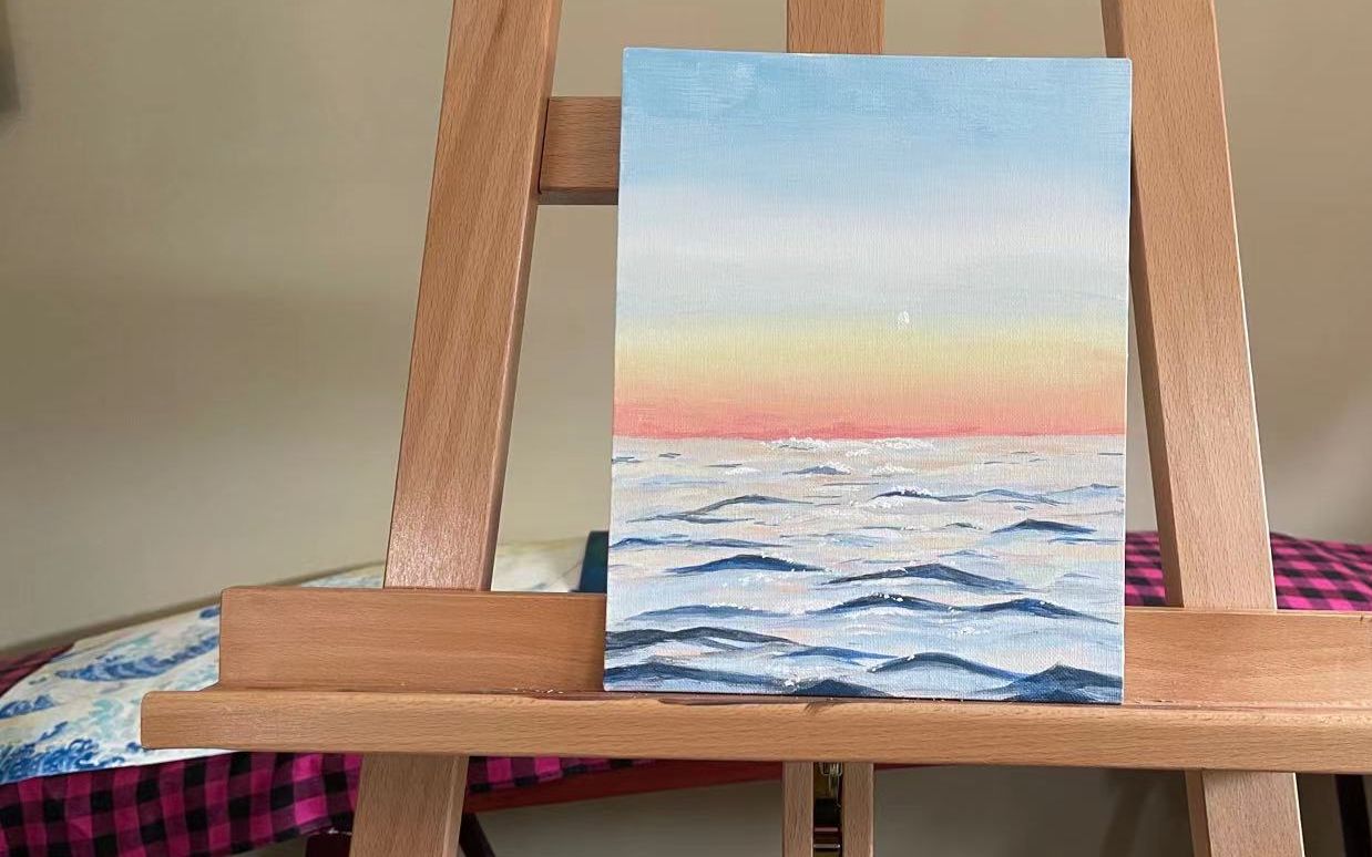 Rosa范丙烯|海·日出绘画教程