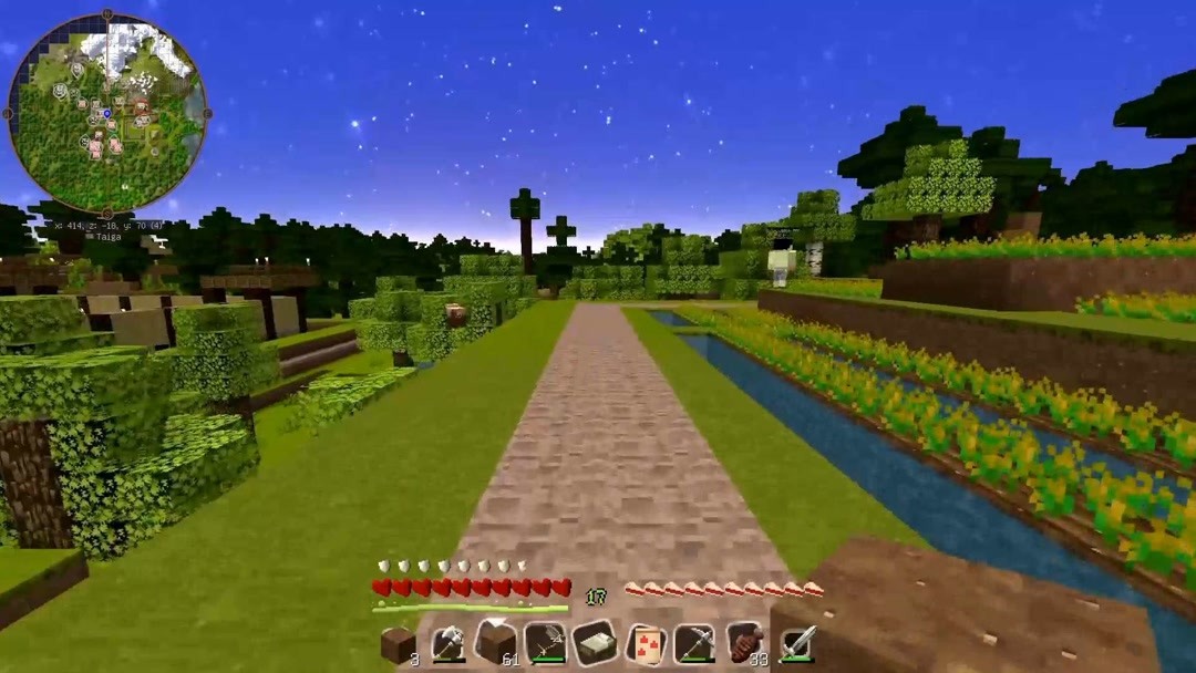 【Minecraft】我的世界生存系列 收集橡木 扩建小麦农场