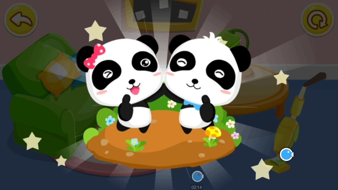 【葵花籽】宝宝学认知吸尘器如何使用呢游戏