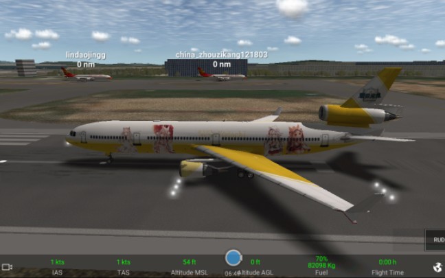 RFS多航段飞行 小梁模拟飞行实况第三十四期