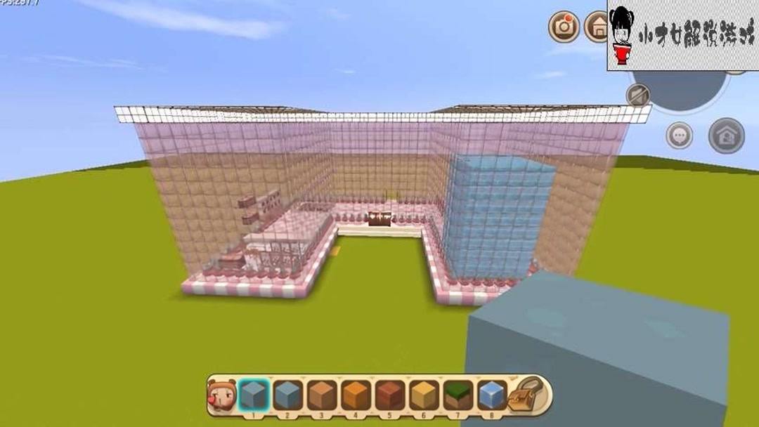 迷你世界:水晶宫饭店教程,估计到里面吃一顿饭要花不少钱吧
