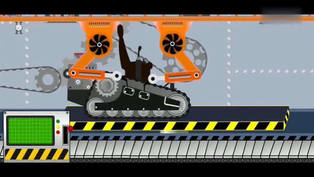 儿童卡通视频大全,工程车动画,挖掘机动画,挖掘机拼装动画