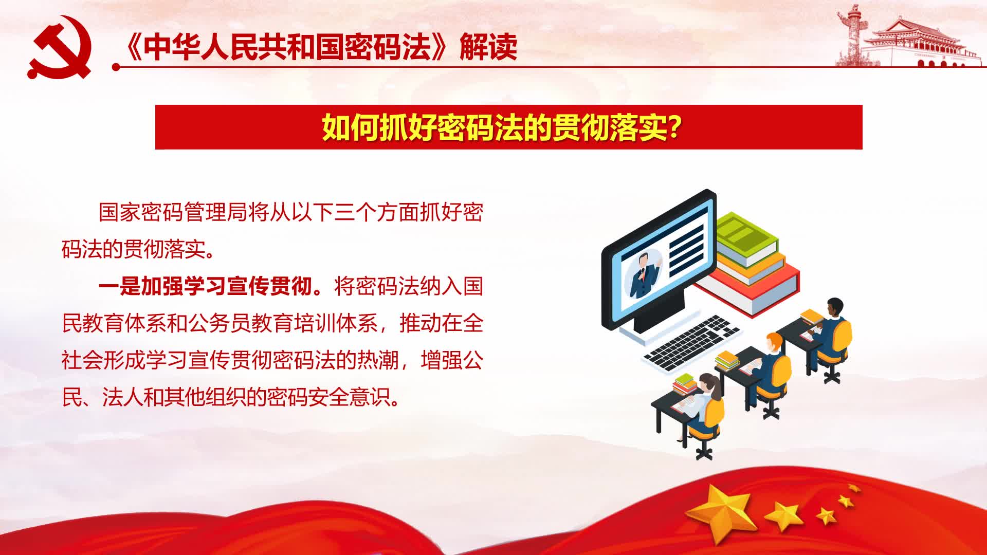 【课件】学习解读《中华人民共和国密码法》ppt