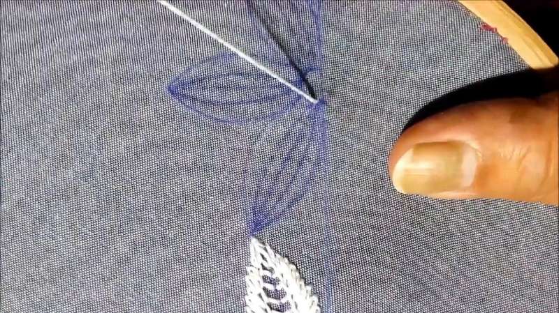 手工刺绣:花边刺绣设计教程,简单好看的绣花小图案