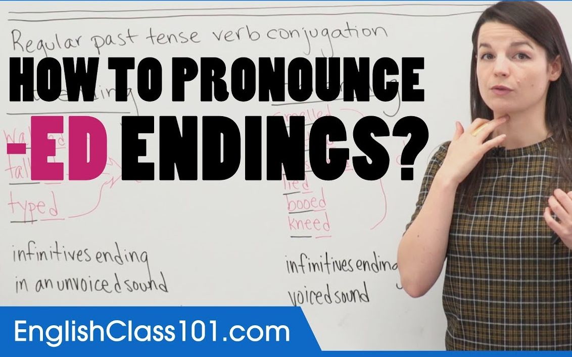 【原味En】_t, -d or -id _ Past Tense -ED verb endings _ English ...