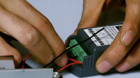 自动门与密码盘接线视频之一