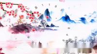 采薇中国风古风舞蹈舞台背景视频led背景视频素材