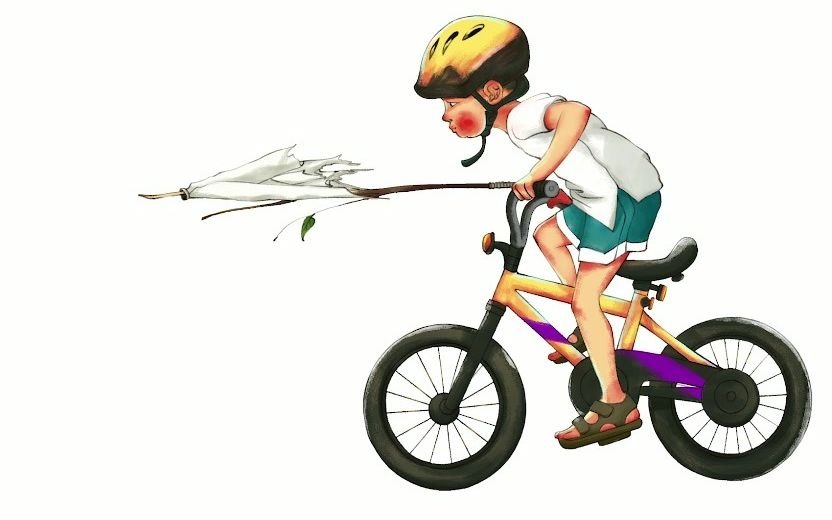【绘画教程】开启神仙画画之旅+骑自行车的小男孩
