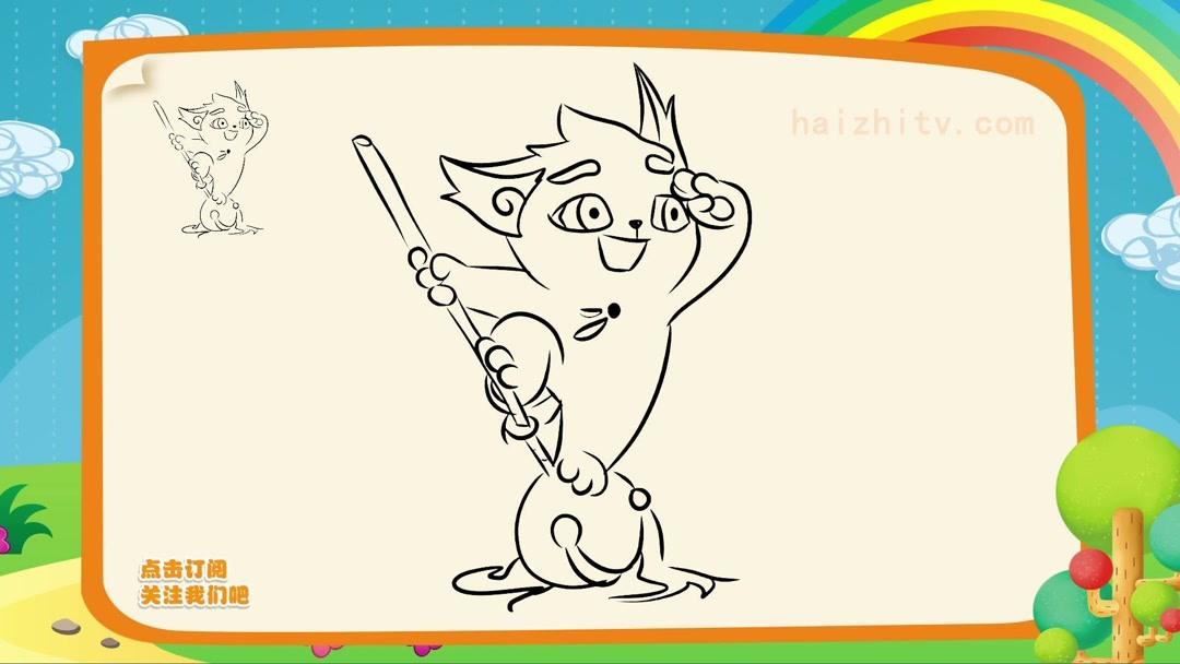 儿童绘画动画片,如何画_京剧猫中的最励志的猫白糖