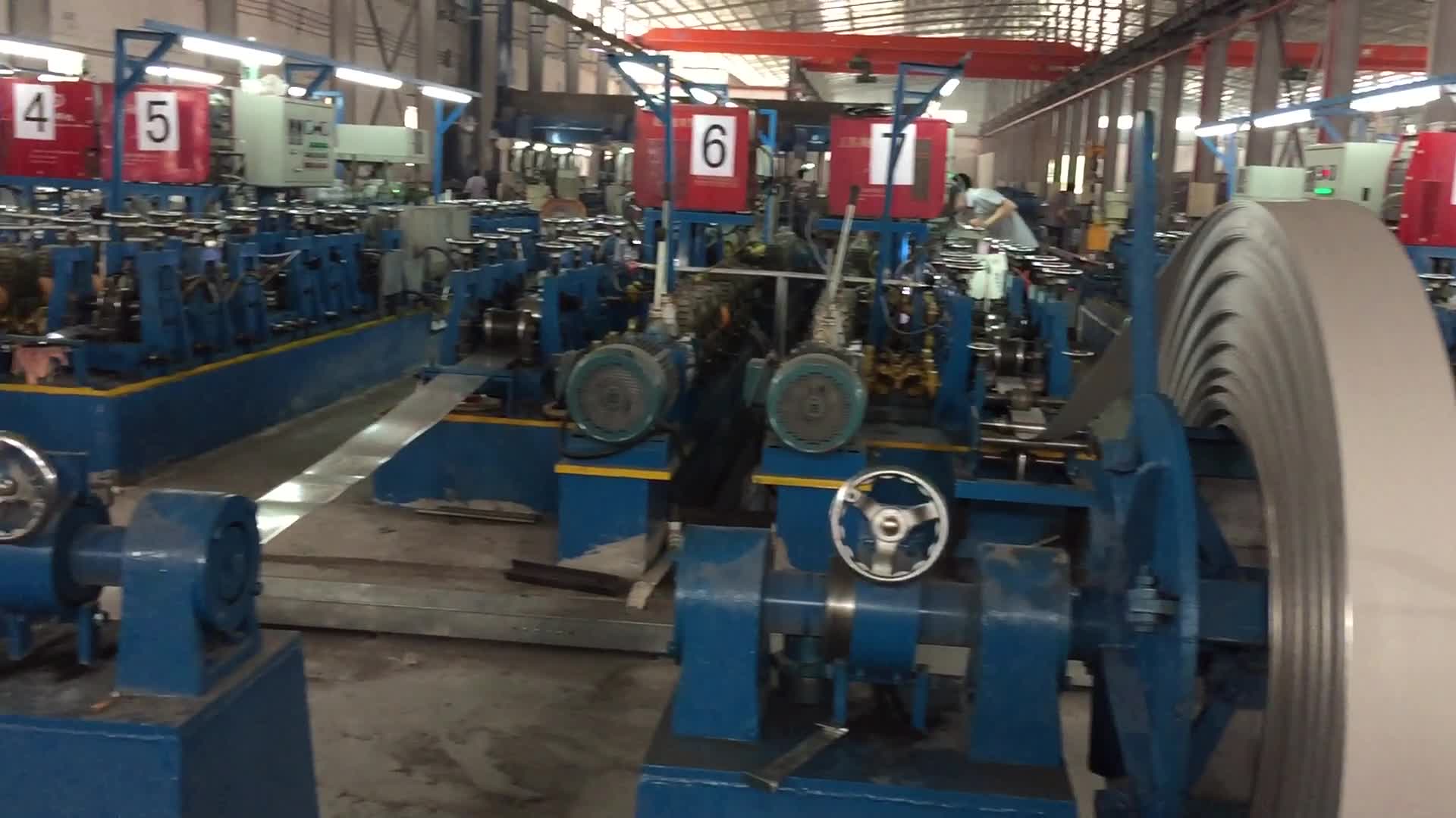 佛山的不锈钢管生产厂高清实拍,这才是真实的厂房,不是新闻里的