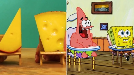 海绵宝宝带派大星一起来上课,泡芙老师想让派大星自我介绍!