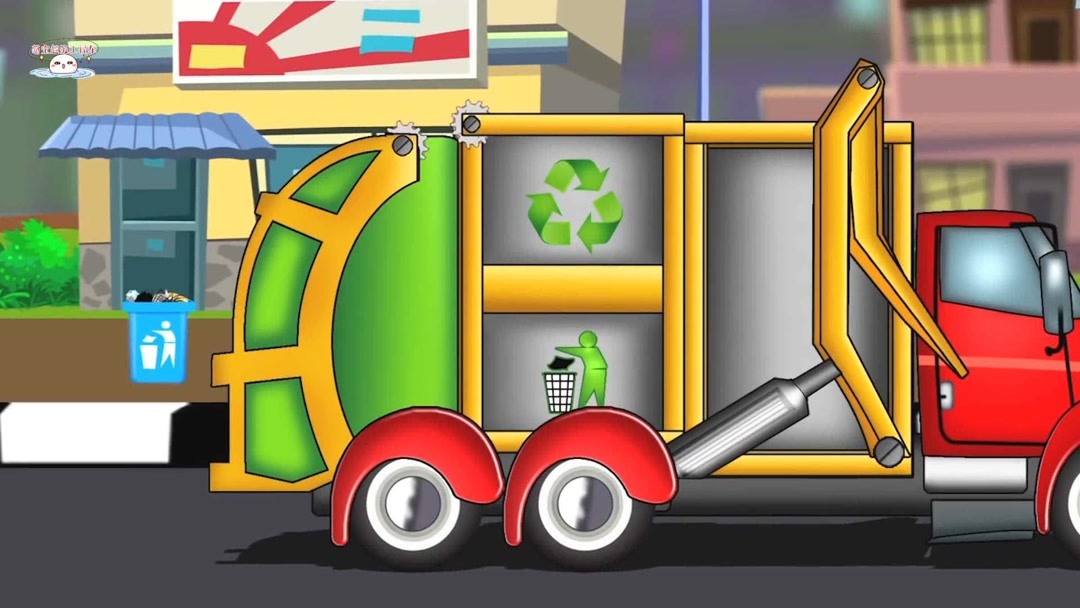 萌宝超级工程车 第27集 超级环保车前去城市维护