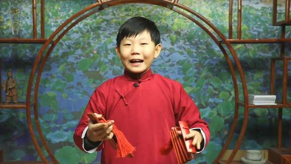 无棣小学生录制“抗疫”快板