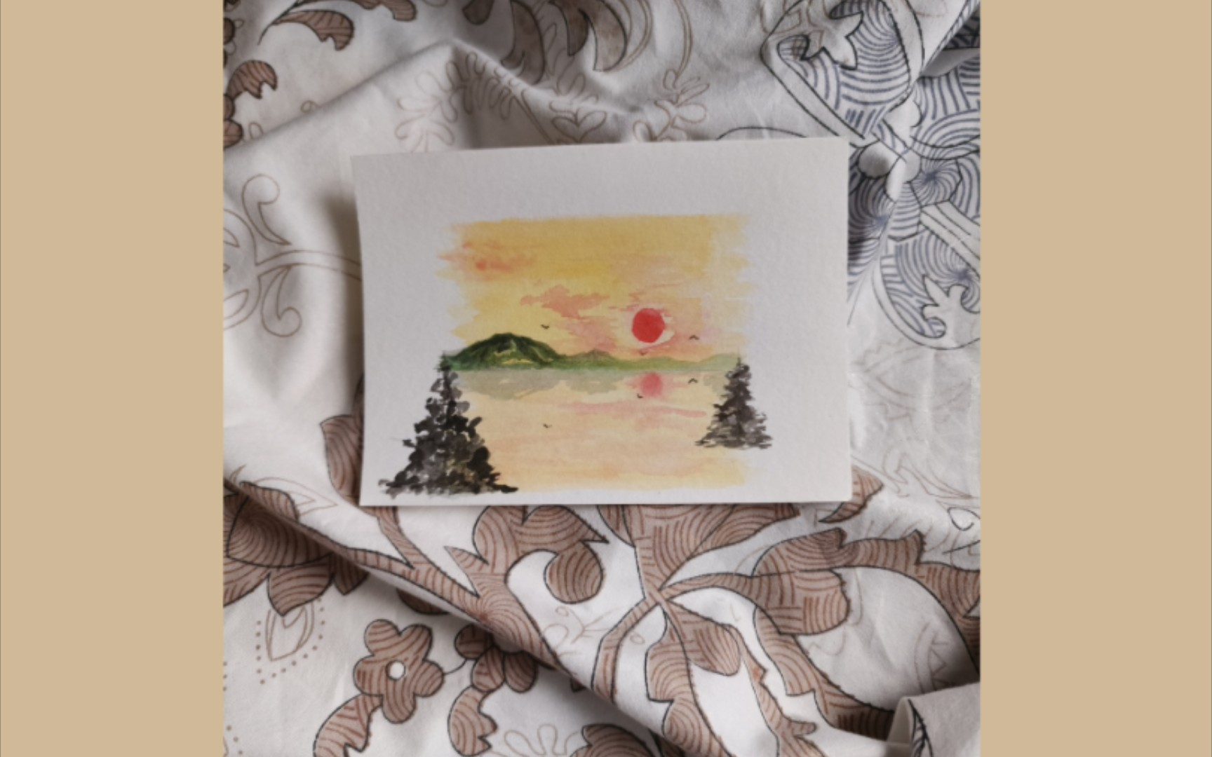 自学画画打卡第53天 水彩画