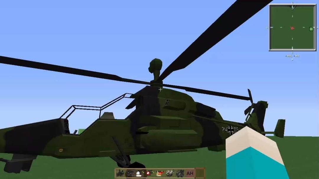 大海解说 我的世界 27种直升机模组试玩