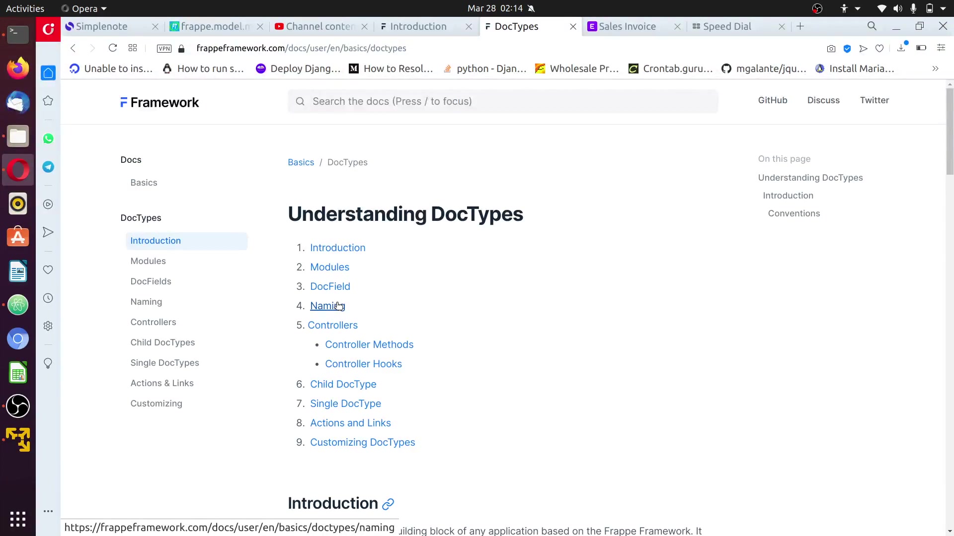 12. Introduction to Doctype - ERPNext Doctype 简介