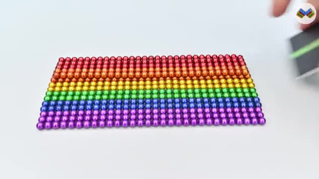 趣味手工制作:磁力珠做滑滑梯