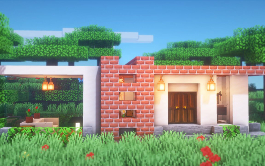 我的世界—现代风格住宅(授权搬运)