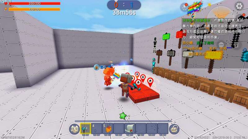 迷你世界:小伙伴刚开始就有高级锤子,奥特曼怀疑他是开挂的