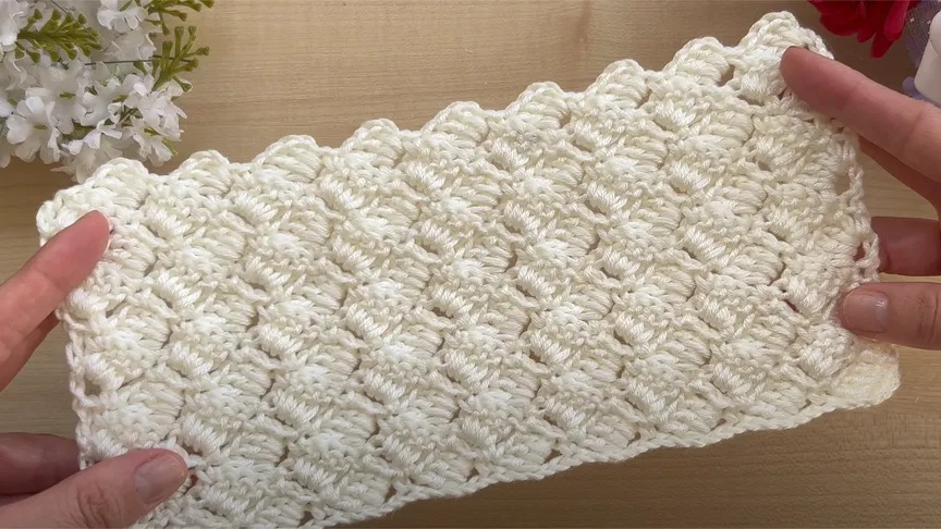 简单两步钩出好看花样,花式编纹编织教程,钩包包帽子围巾等物