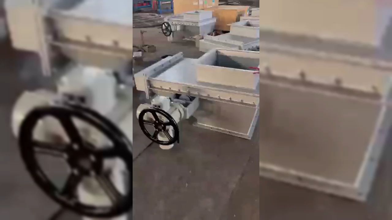 调节插板门 单轴双挡板门 单轴多轴单挡板门密封电动烟气挡板门