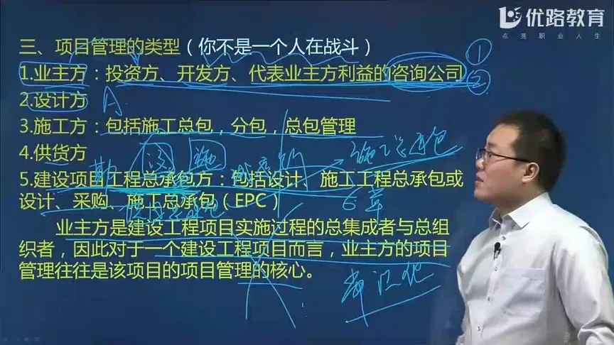 一建项目管理丨重要知识点!项目管理的类型。