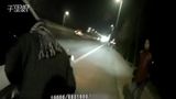 【山东】暖心!小伙骑电动车追尾受伤 高速交警及时送医