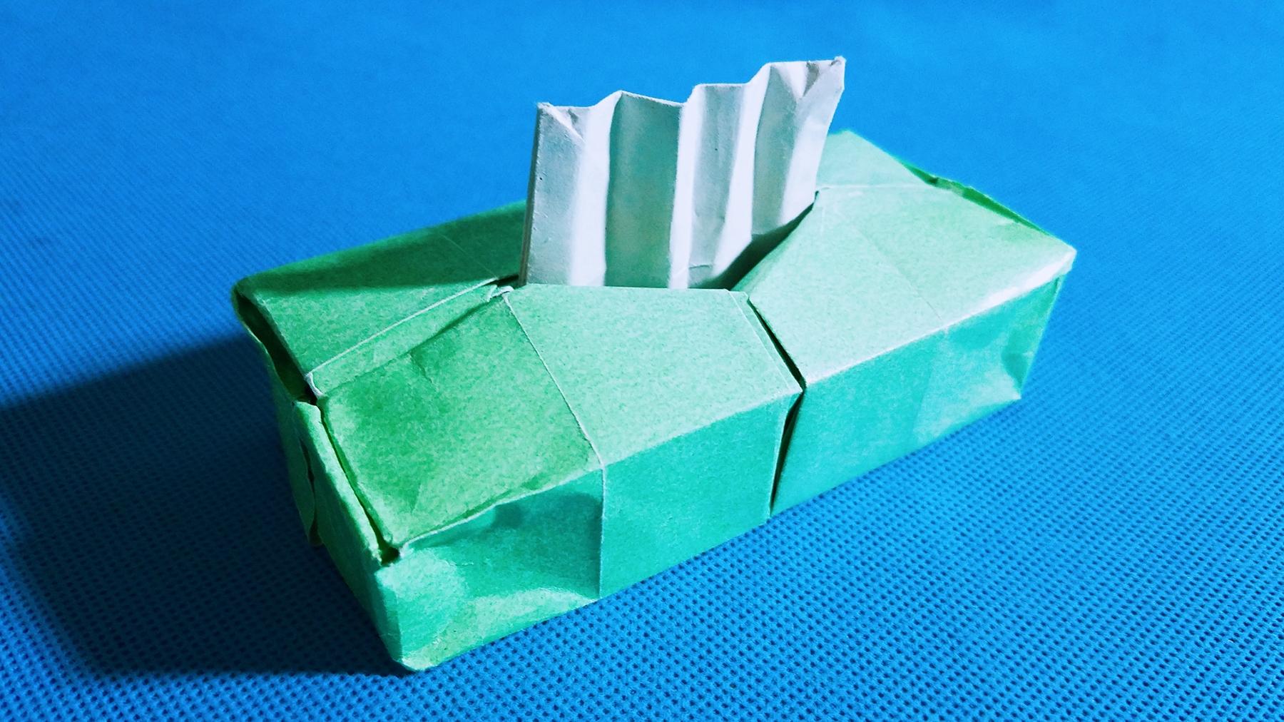 折纸王子教你折纸巾盒5-5简单又漂亮,讲解详细一学就会