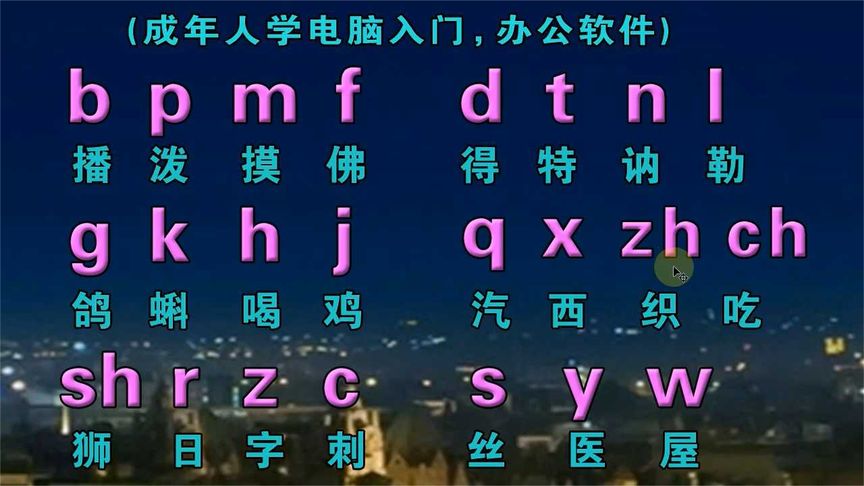 简单好学的汉语拼音字母表教程,学好拼音纠正发音,拼音打字