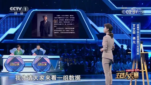 [2019主持人大赛]龚凡《朗读者》3分钟实战考核