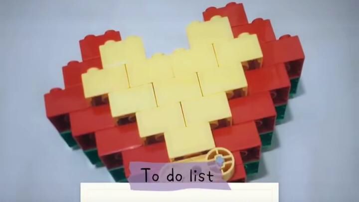 乐高齿轮积木5岁爱心旋转盒子教程