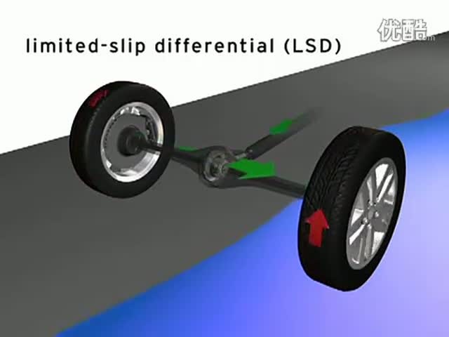后桥差速器工作原理 动画[普清版]