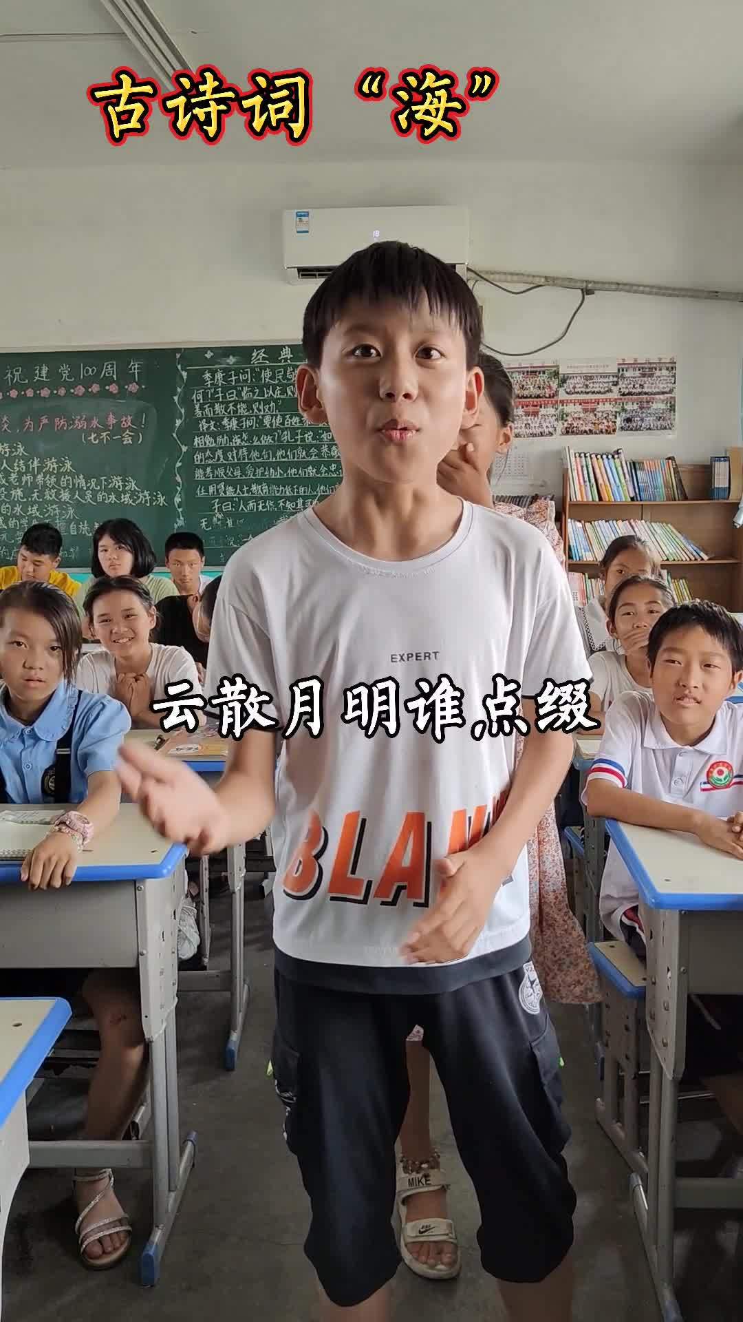 飞花令海古诗词小学生传统文化