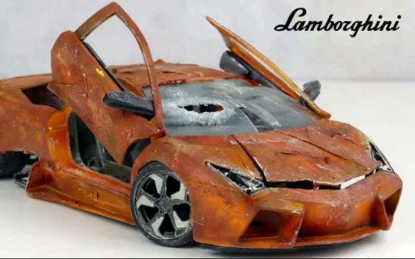 修复还原超级跑车兰博基尼模型车!