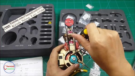 教你组装发动机模型!