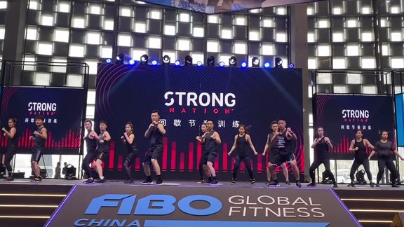 这样的训练课程展示,震撼了!#zumba