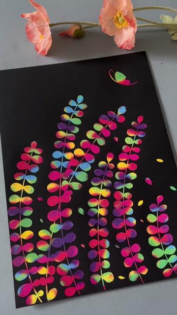 大人小孩都可以玩的刮画,轻轻一划就能画出色彩丰富的图案