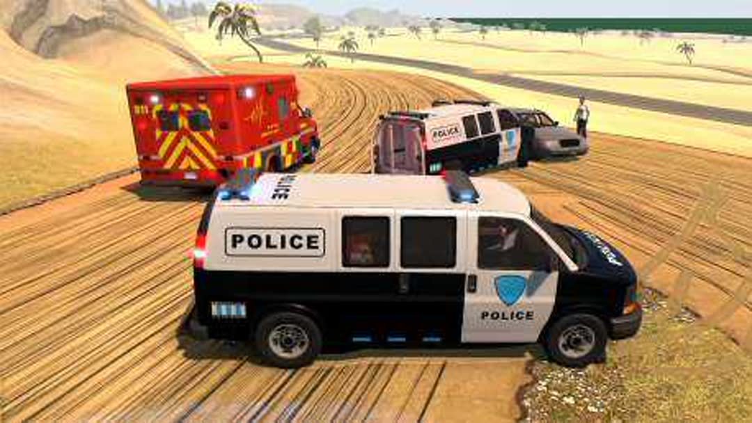 警察模拟:发生交通事故犯人逃跑了一会功夫跑了几公里