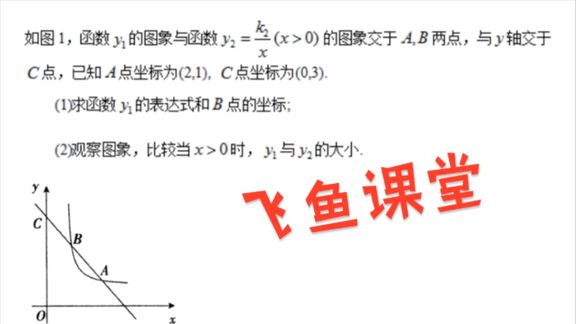 初中数学:一次函数与反比例函数相结合